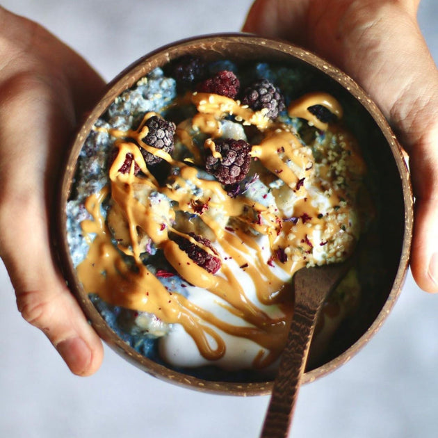 PB & BLUE OVERNIGHT OATS – Being Co.